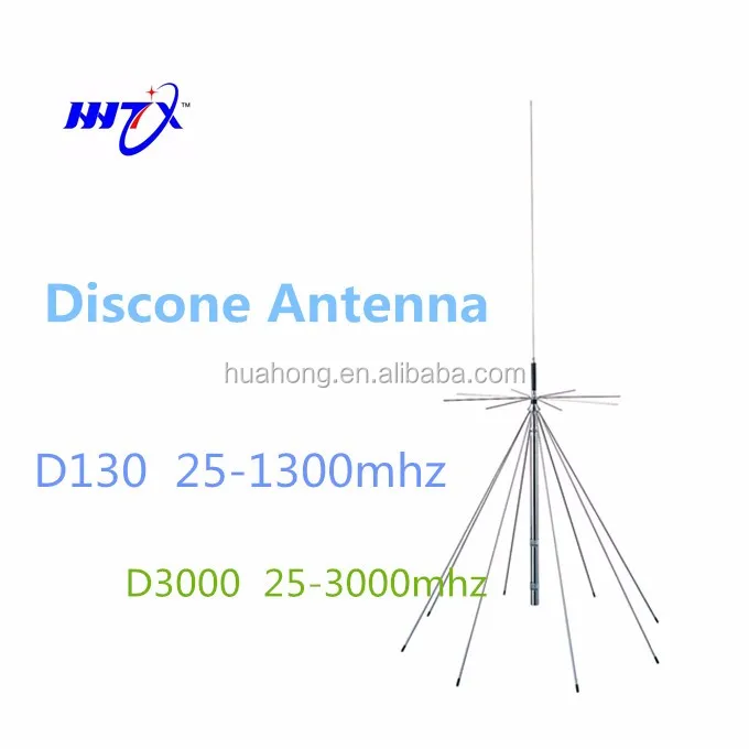 Omnidirectional 100% D130 Super Discone Hf Broadband 25-1300mhz Base ...
