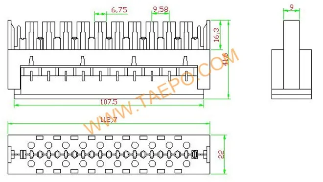 10 Pairs Three Poles Magazine For Lsa Overvoltage Protection Module ...