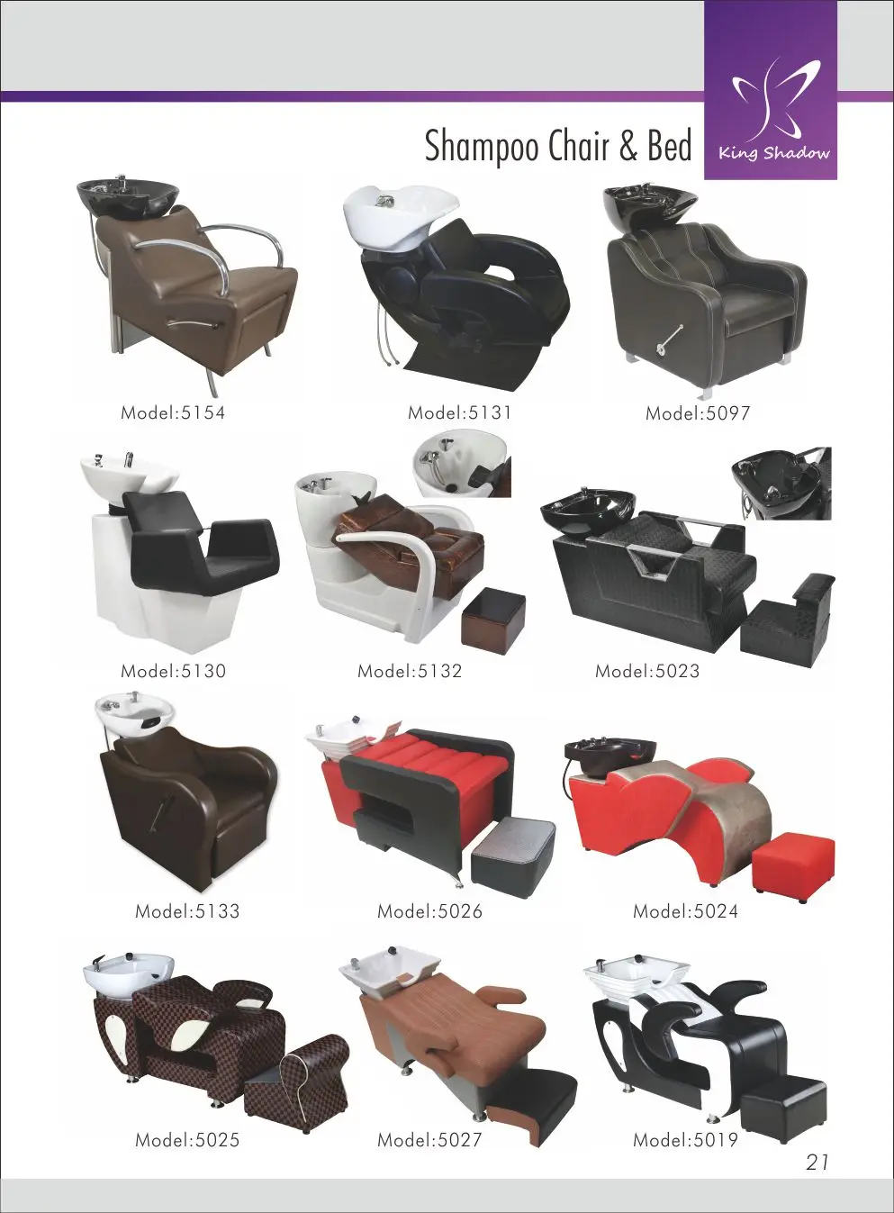 Hair Salon Equipments Backwash Shampoo Chair Units Electric Massage ...