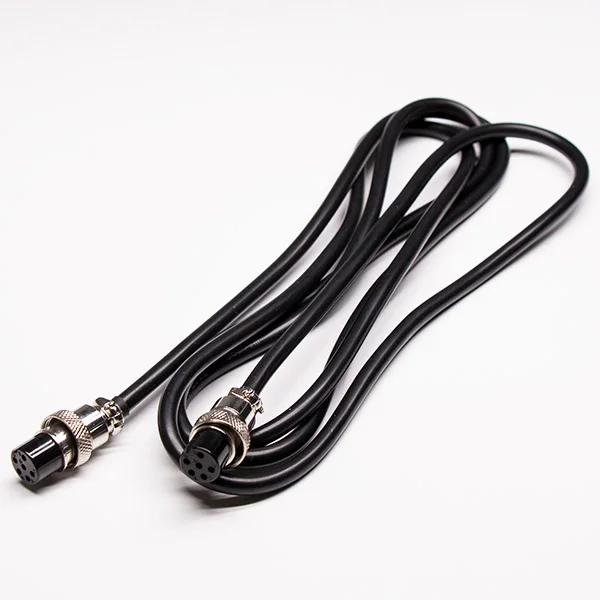 GX16-6 Pin Female Head Aviation Plug Connector Electrical Cable 2M