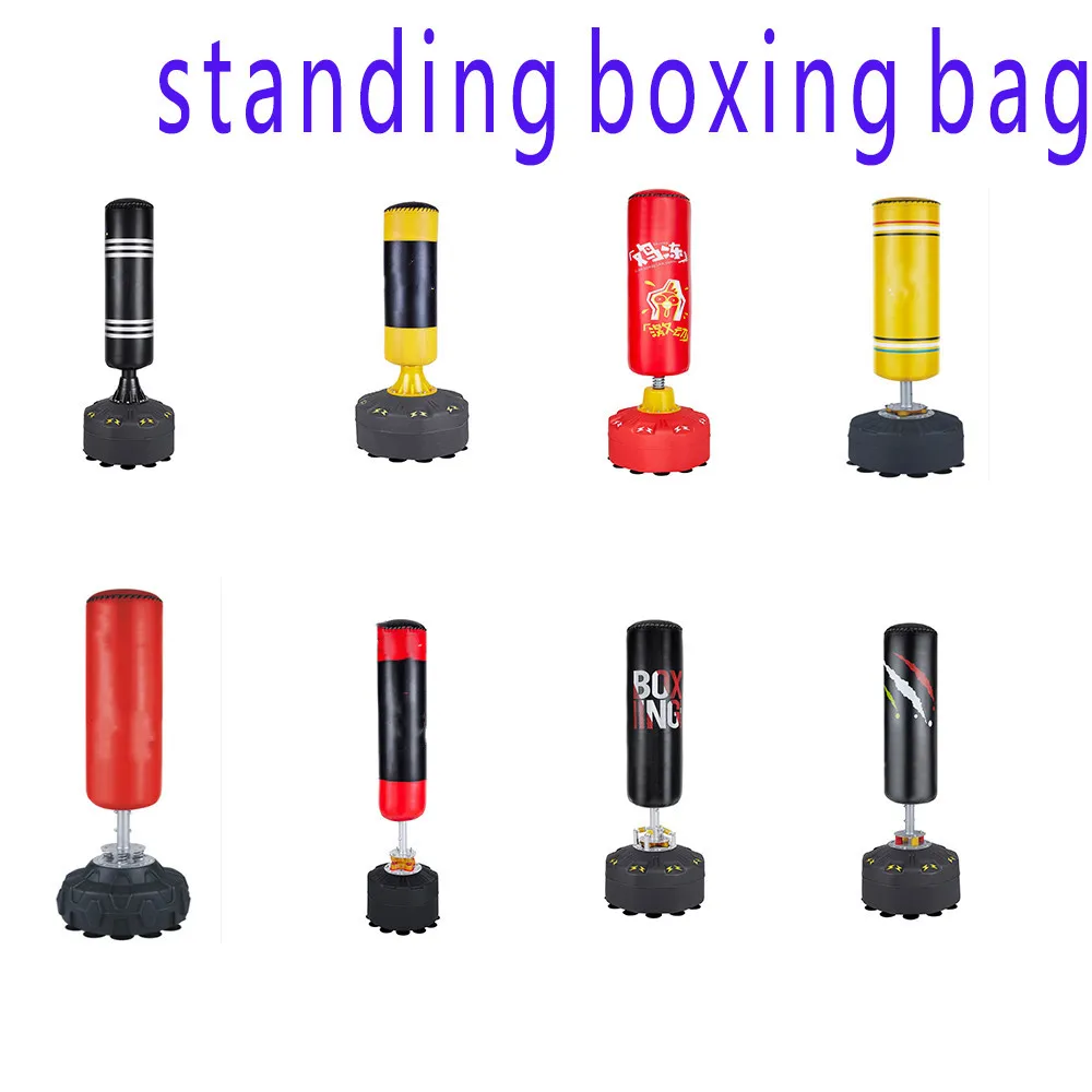 Professional Standing Type Solid Training Muay Thai Boxing Sandbags ...