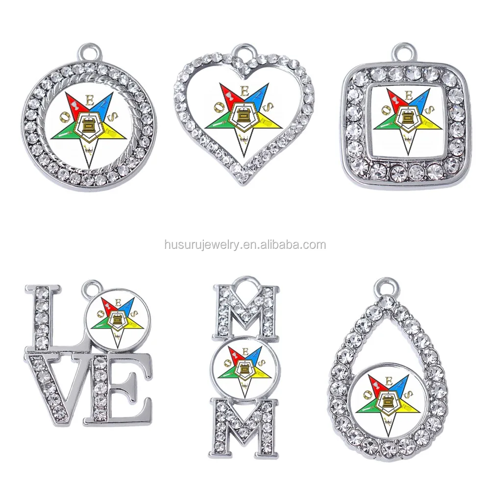 Greek Letter Fraternity Jewelry Eastern Star OES Custom Sticker Charms ...
