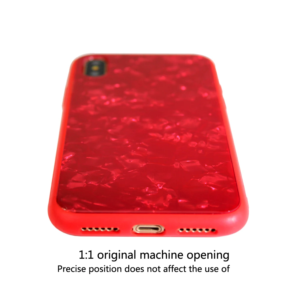 Hot Selling Shell Pattern Phone Case And Accessories Glass Tpu Case For ...