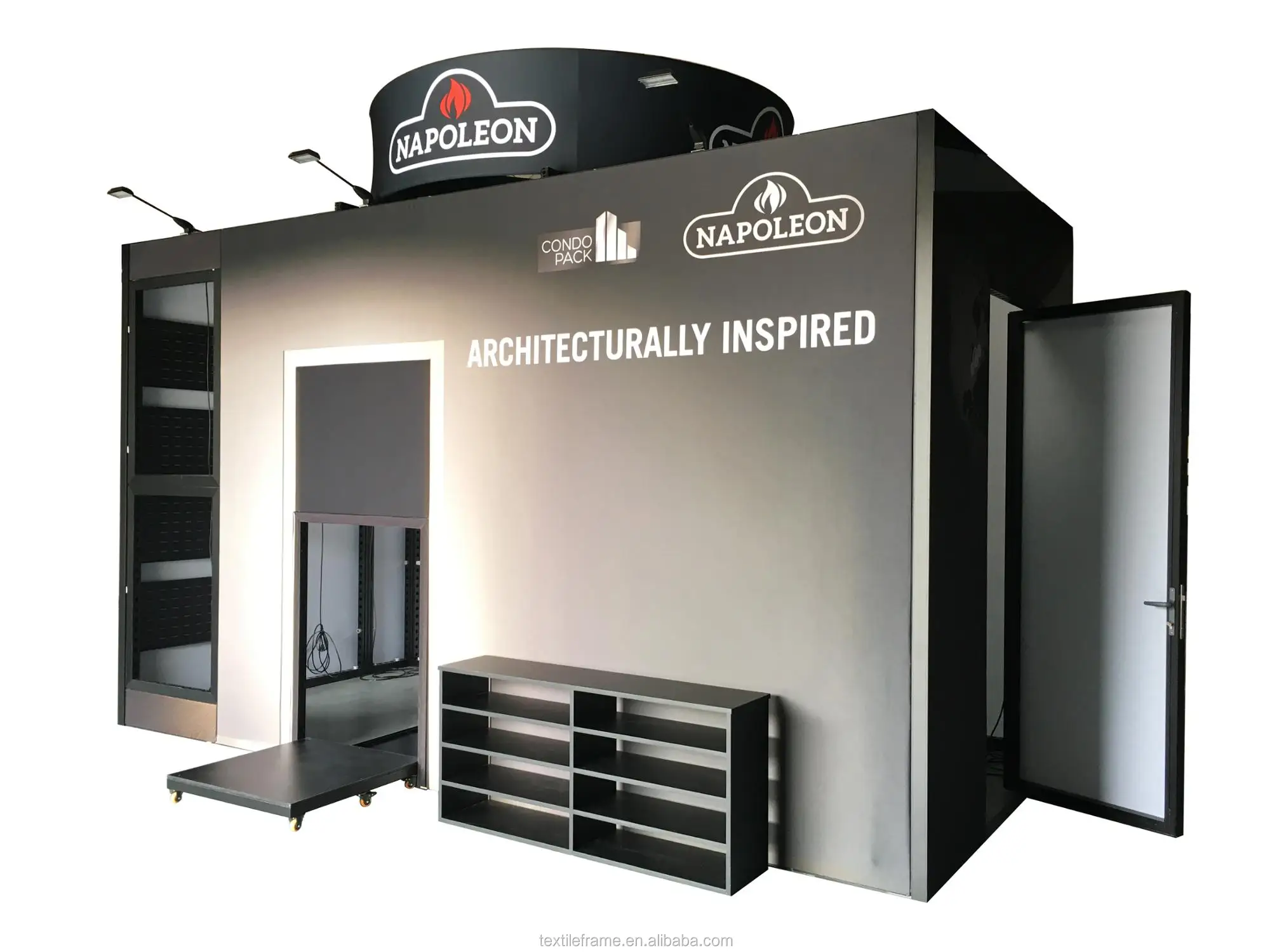 M-series Modular Advertising Wall Trade Show Lighting Supplies Displays ...