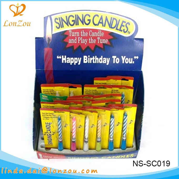Happy Birthday Singing Candle Wholesale Electronic Fancy Magic Birthday ...