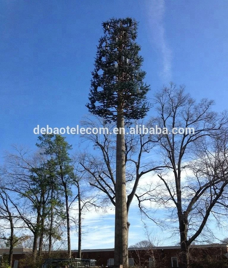 Camouflaged Pine Tree Telecommunication Tower - Durable & Versatile