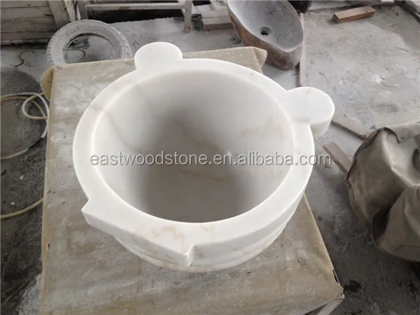 Foot Wash Sink - Tranditional Travertine Basin Design
