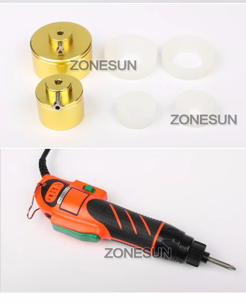 ZONESUN Hand held bottle capping tool, plastic bottle capping machine ...