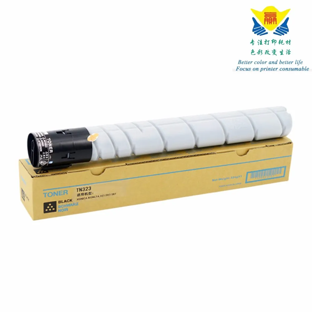 Top Quality Black Compatible Toner Cartridge Tn323 For Konica Minolta ...