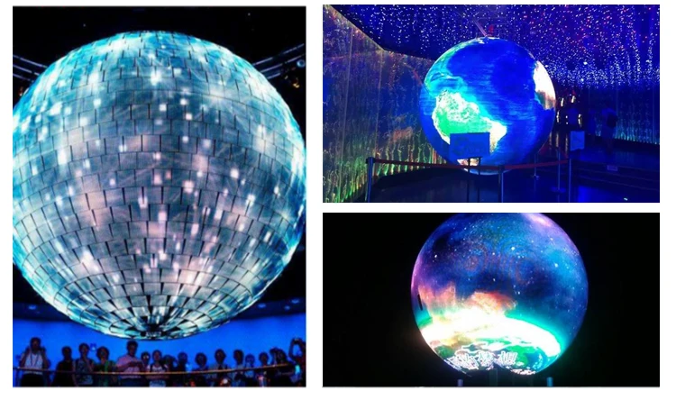 360 Degree Sphere Led Screen Ball Indoor P2 P2.5 P3 P4 P5 Customized ...