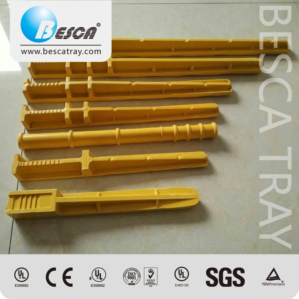 Frp Grp Fireproof Fiberglass Cable Tray Wall Bracket - Buy Wall Bracket ...