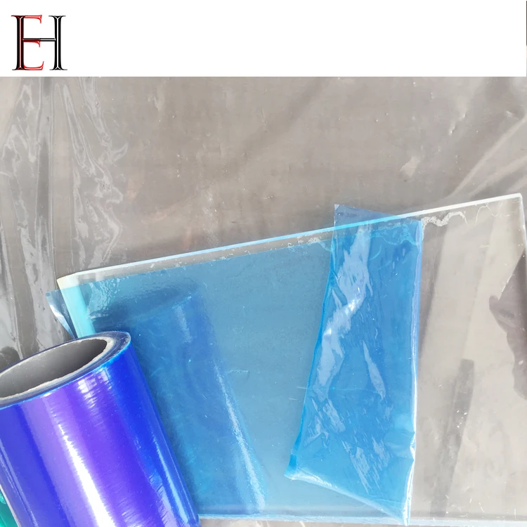 Temporary Blue Color Uv Resistant Self Adhesive Plastic Vinyl Pe ...