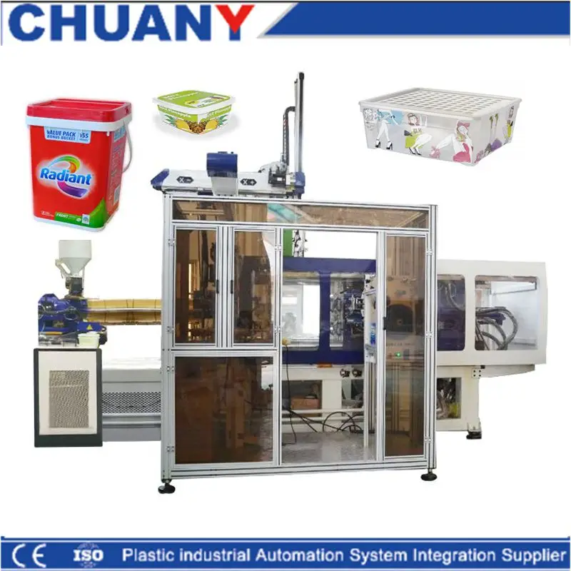 Iml Labeling Ice Cream Plastic Injection Molding Machine In Servo ...