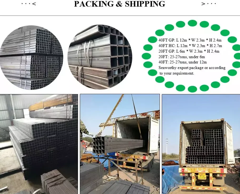 Shs Rhs Tube Gi Galvanised Square Tube Steel Fence Post - Buy Square ...