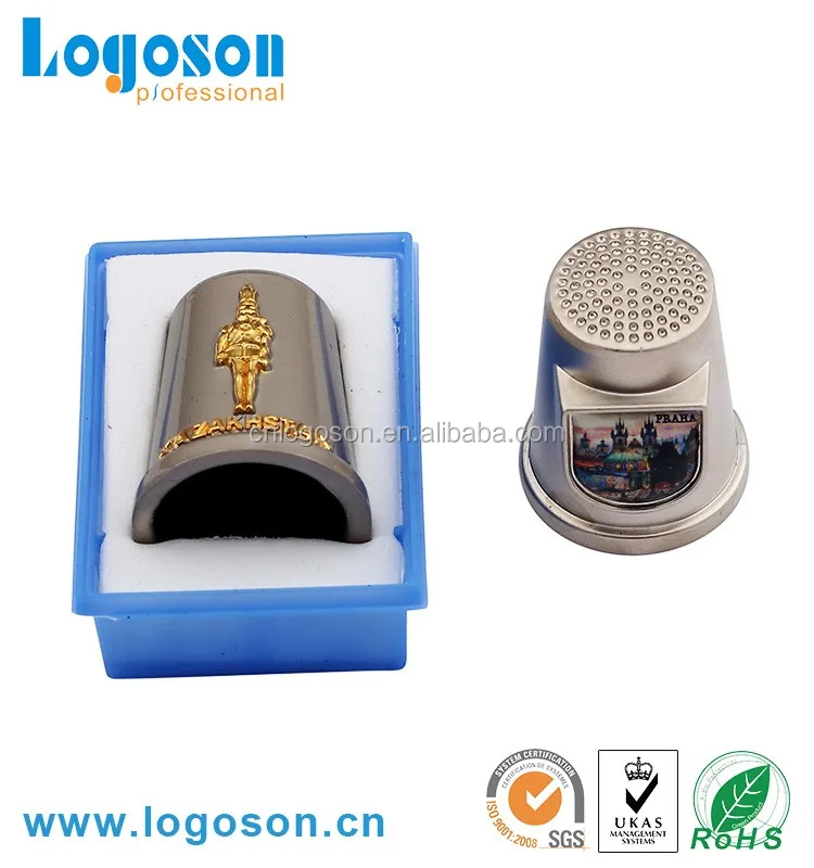 Wholesale Souvenir Gifts Custom Metal Emboss Thimble - Buy Emboss ...