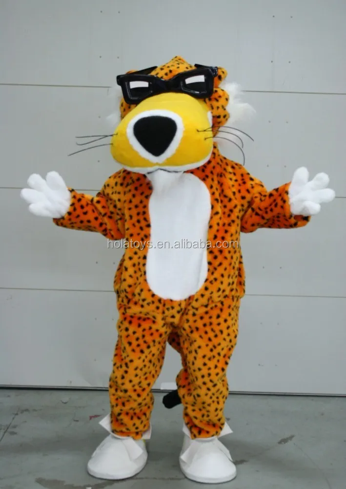 Hola Cute Cartoon Mascot Costume/chester Cheetah Costume For Adult ...