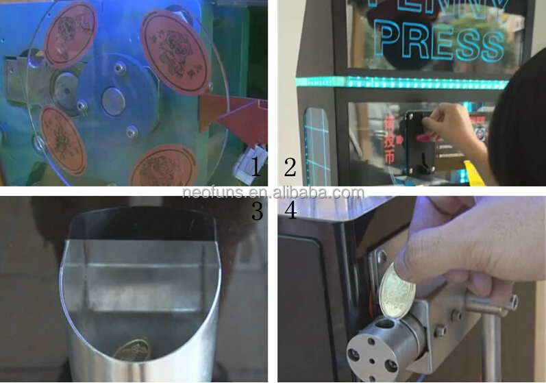 Venta caliente de moneda Recuerdo DIY moneda máquina de prensa de NF ...