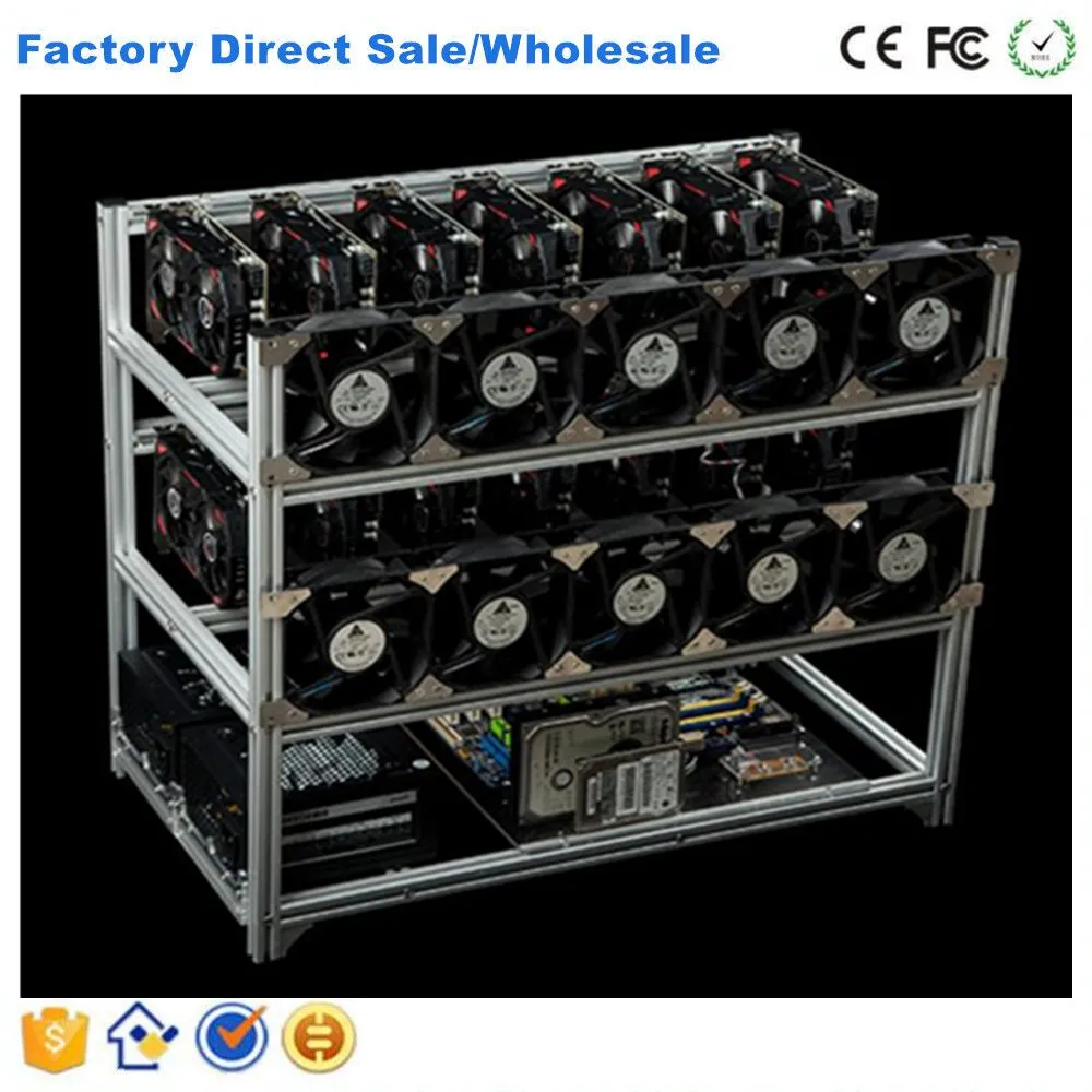 14gpu Mining Rig Rack Open Air Rig Frame Stackable Miner Rig Rack For ...