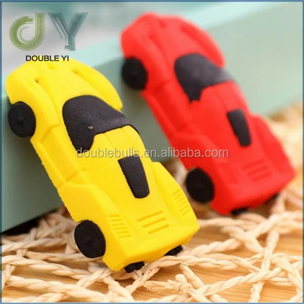Custom Rubber Eraser,Creative Removable Cartoon Car Shape Eraser - Buy ...