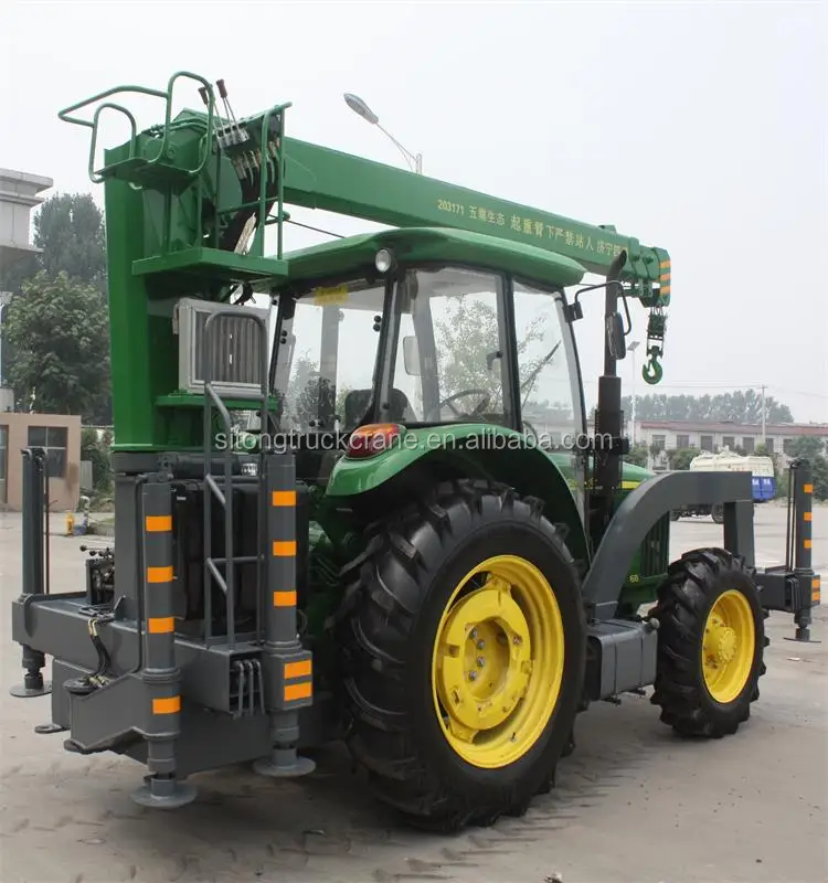 3 Ton Montado En Tractor Grúa Mini Diesel De 3 Toneladas De Grúa - Buy ...