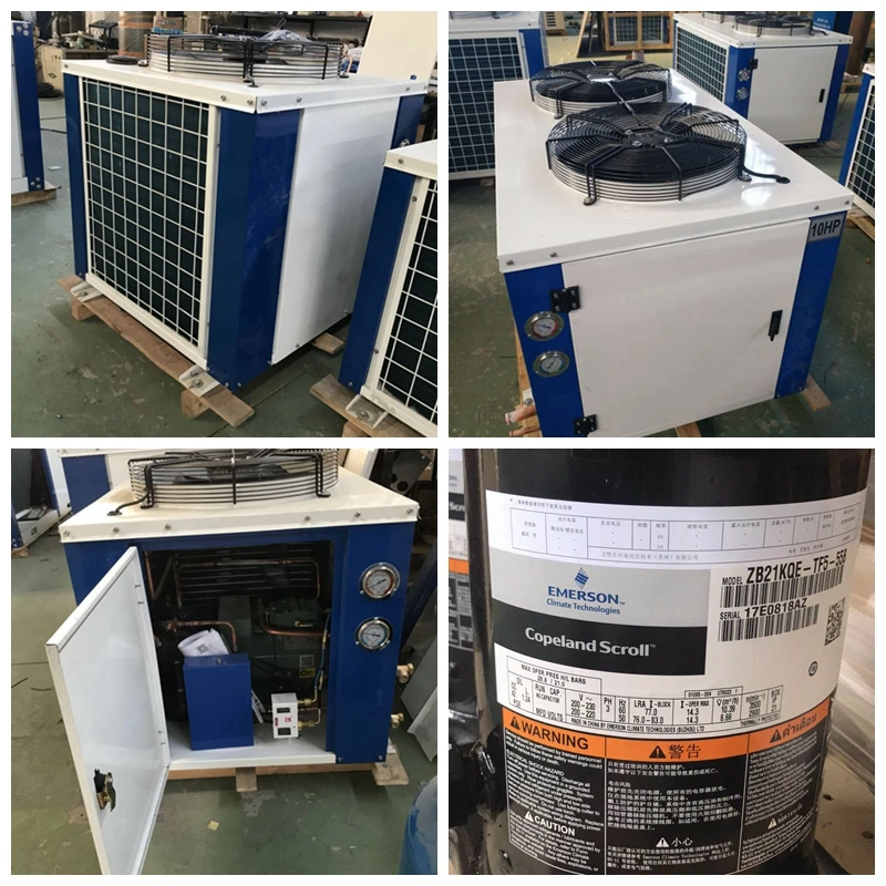 10hp Copeland Refrigeration Freezing Condensing Unit - Buy Copeland ...