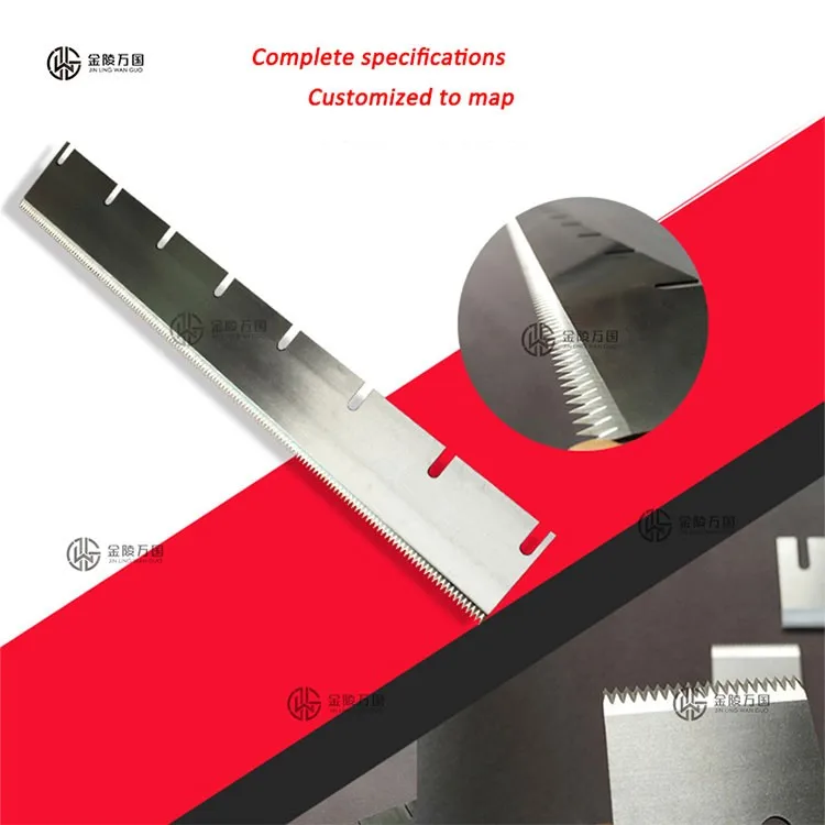 Shaped Knife T Shape Serrated Blade Packaging Machine Knife For Plastic ...