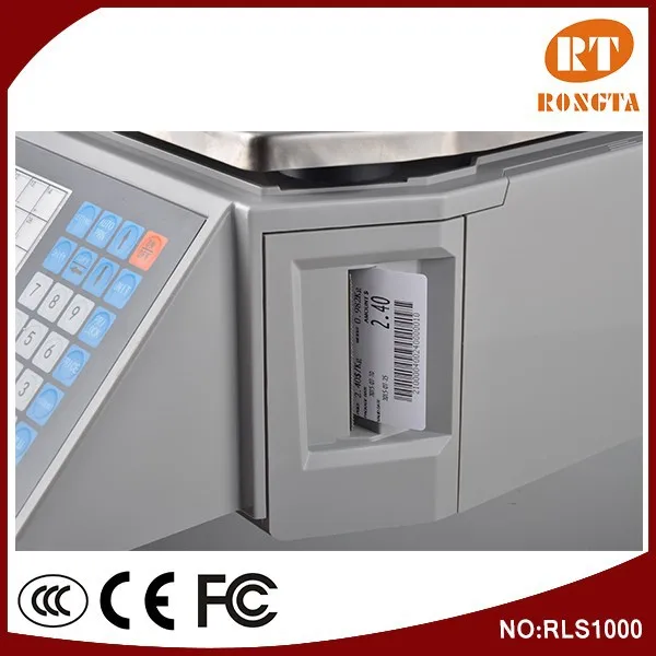 Rongta Barcode Label Printing Scale Rls1100(30kg) - 80mm/s