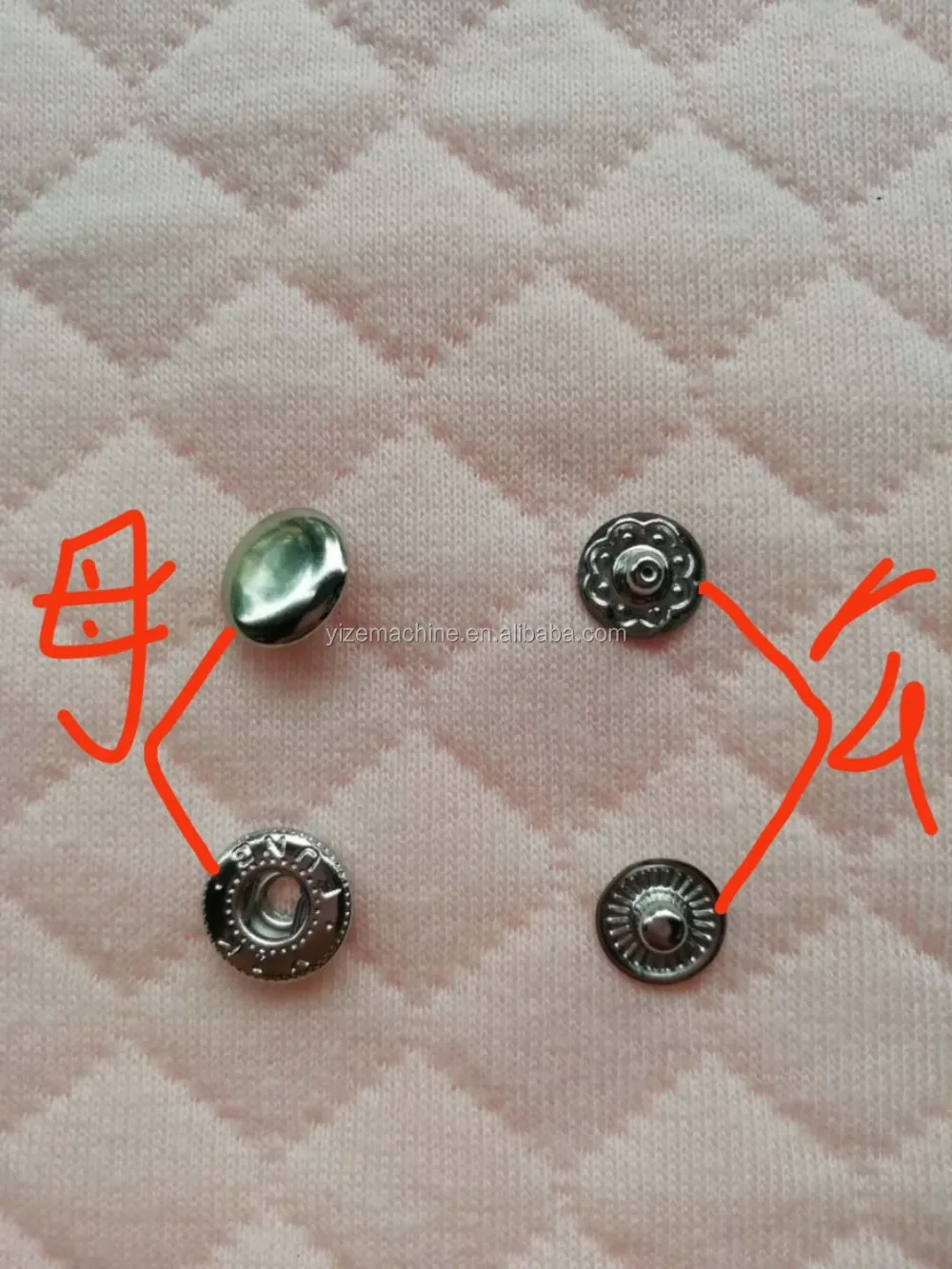 Fully Automatic Umbrella Snap Fastening Machine Face Shield Button Pressing Attaching Machine ...