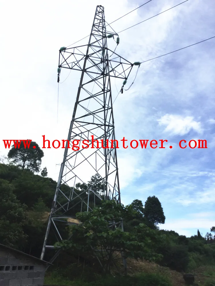 Transmission Steel Tower Steel Lattice Tower 4 Legged Steel Tower - Buy ...