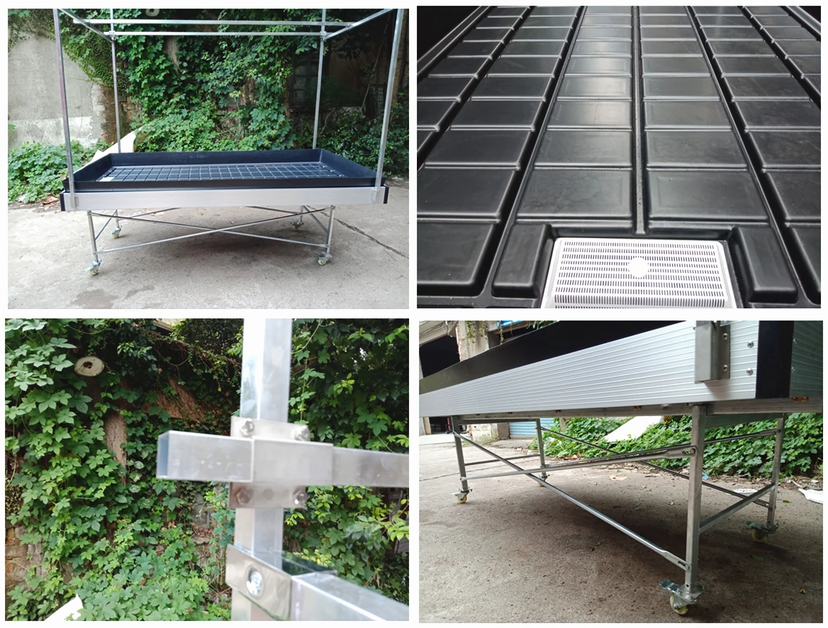 2x4/4x8 Flood Trays Hydroponic Flood And Drain Table For Sale - Buy 2x4 ...