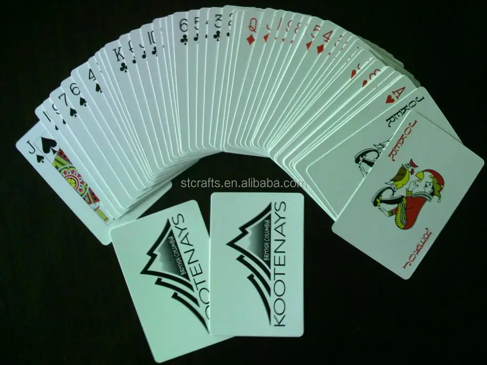 High Quality Logo Play Card Set Custom Game Cards Paper Poker Playing ...