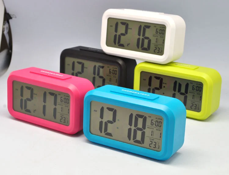 Intelligent Pop Up Alarm Snooze Light Digital Smart Clock - Buy Digital ...