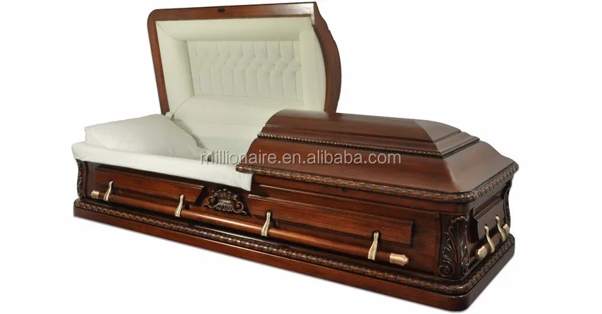 Top Grade Funeral Carving Caskets For Sale - Buy Hand Carved Wooden ...
