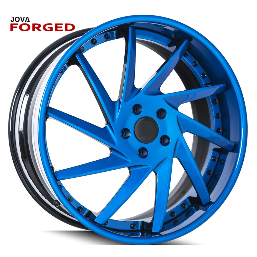 Guangzhou Jova Factory Forged Custom 2 Piece Wheels 18 19 20 21 22 24 ...