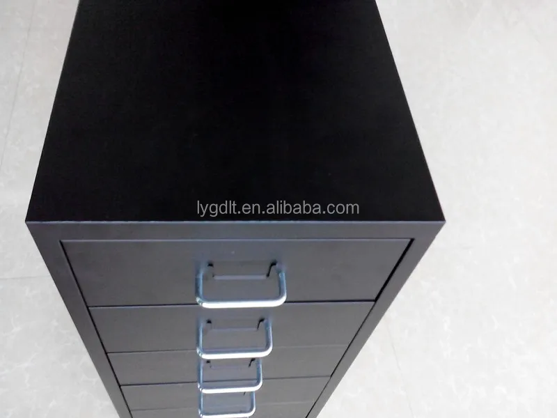 Metal Movable Drawers Storage Cabinet Steel Colorful Multi Drawers ...