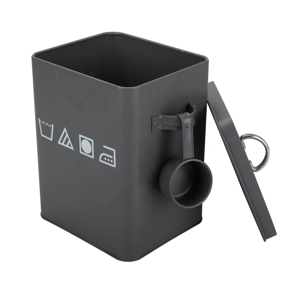 European Style Modern Laundry Powder Storage Box Washing Tablet Retro ...