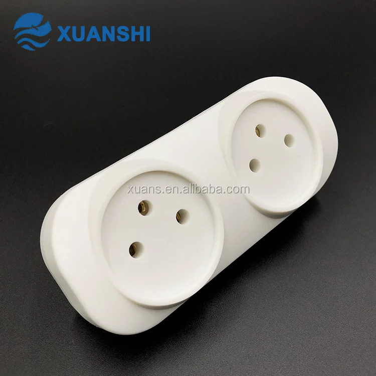 Israel Power Outlet T2 Double Ac Adaptor Socket - XUANSHI