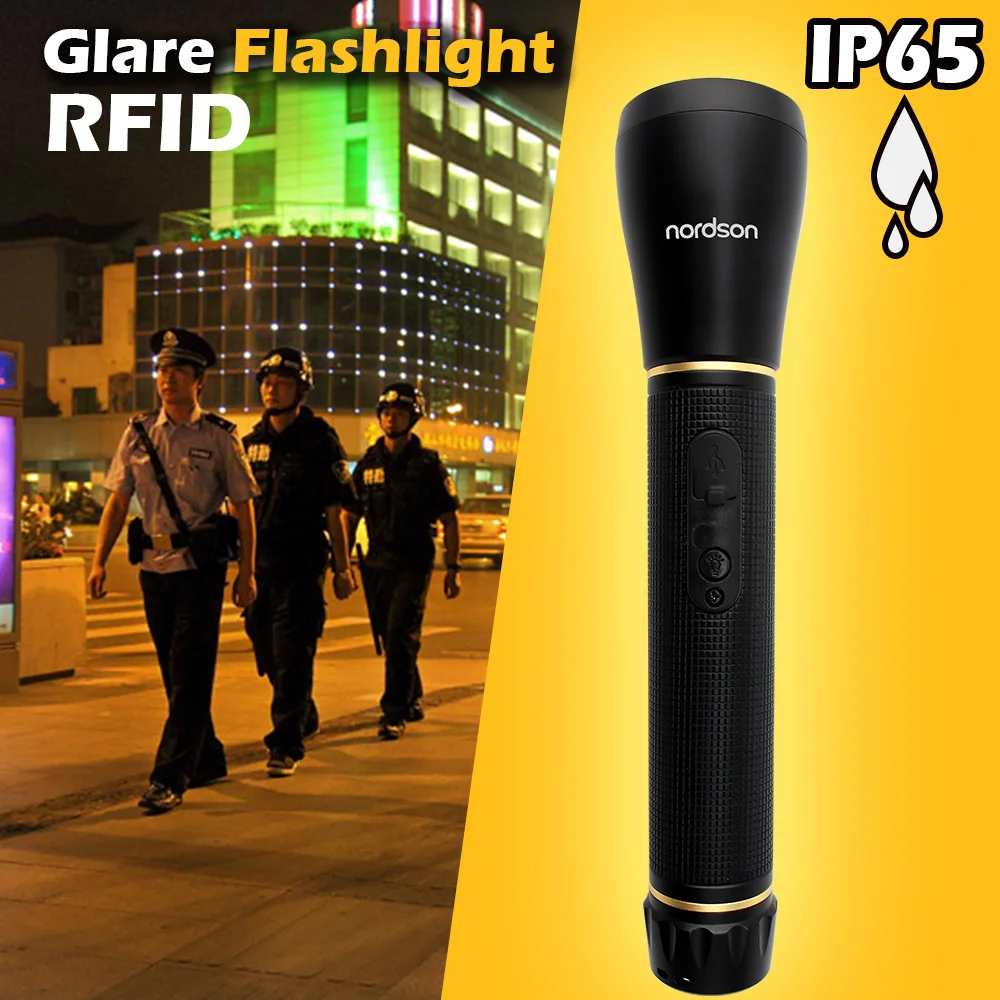 Waterproof Security Led Torch Rfid Patrol Guard Tour System Probe ...