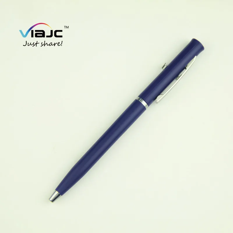 Promotional Hilton Ball Pens - Slim Plastic, Black Ink