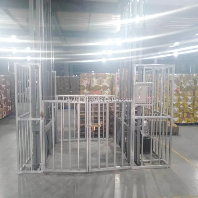 Hidrolik Murah Vertikal Panduan Rel Industri Lift Barang Tugas Berat ...
