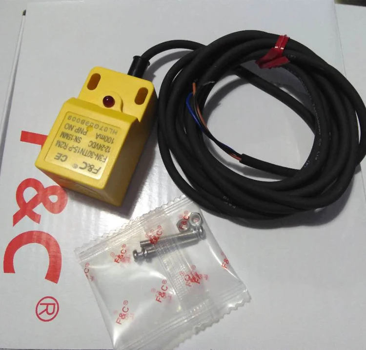 15mm Metal Detector Npn Pnp 12v Industrial Automation Square Proximity ...