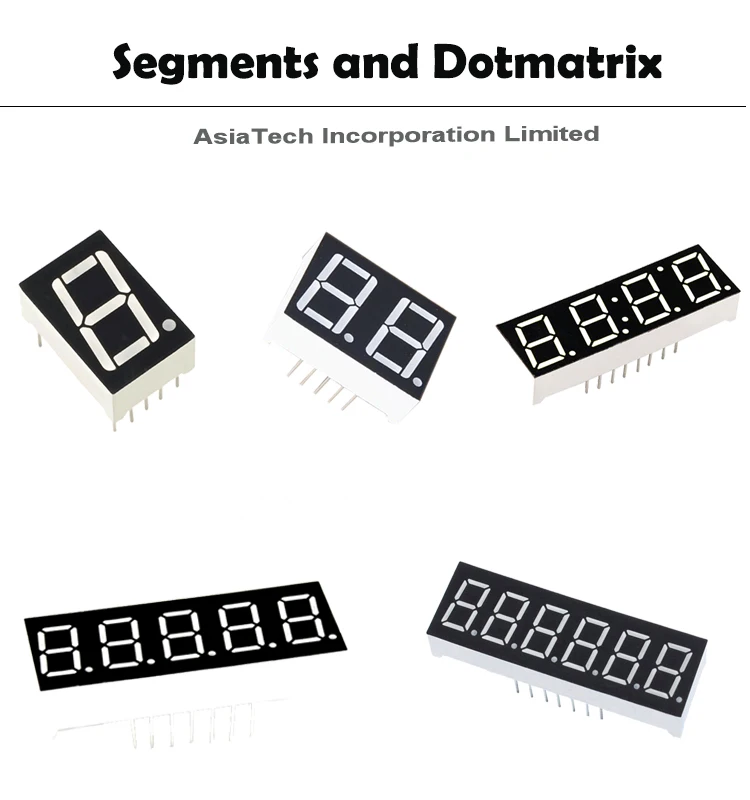 Sieben Segment Led Display Sh5461as 0,56 Zoll 4 Digit 7 Segment Display ...