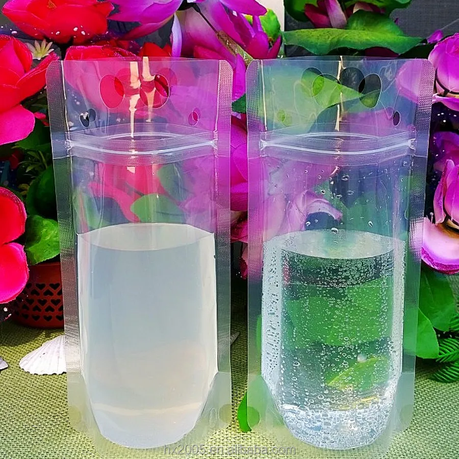Gravure Printing Plastic Beverage Packing Bag Oem Customized Standing ...