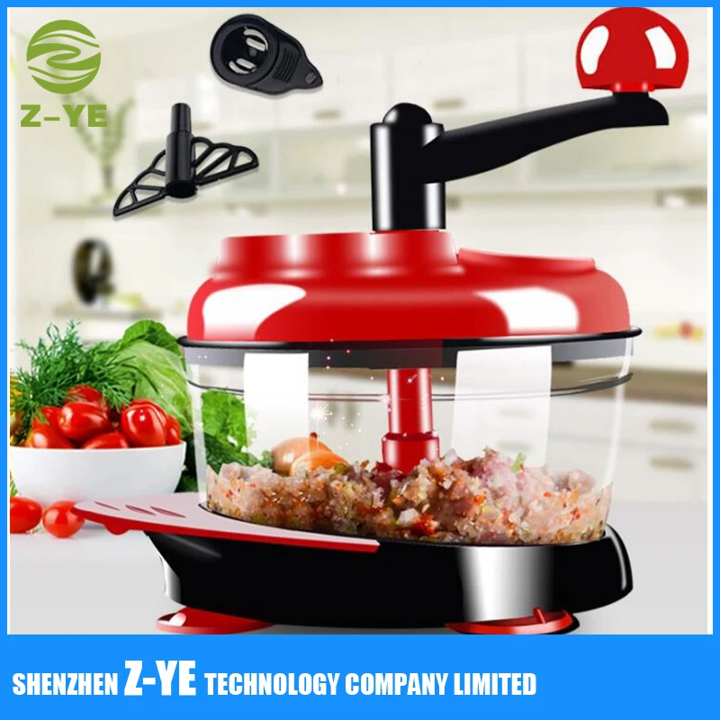 Manual Food Processor,Hand-powered Miracle Chopper Baby Multi Vegetable ...