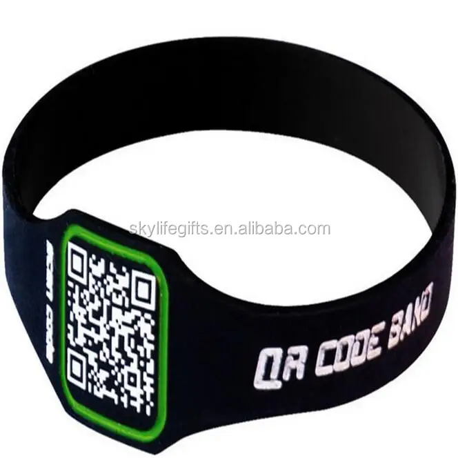 Factory Custom Logo Qr Code Medical Alert Bracelet Qr Code Hospital ...