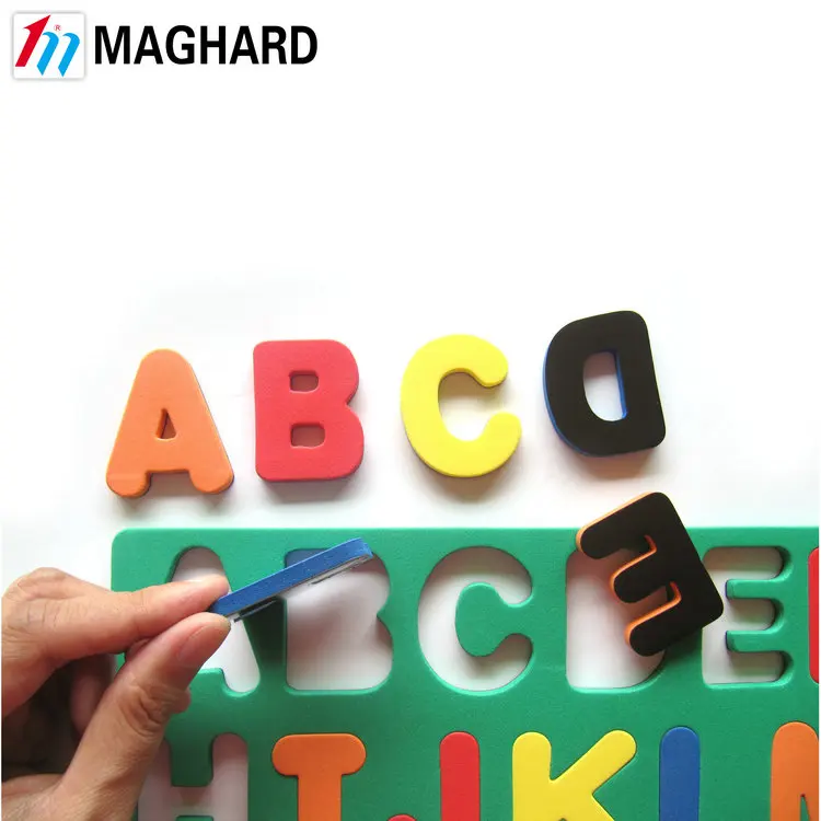 Magnetic Foam Alphabet Letters - 26 Colorful EVA Puzzle for Education ...