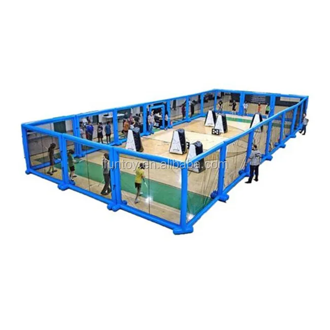 Air Sealed Inflatable Paintball Arena Inflatable Paintball Netting ...
