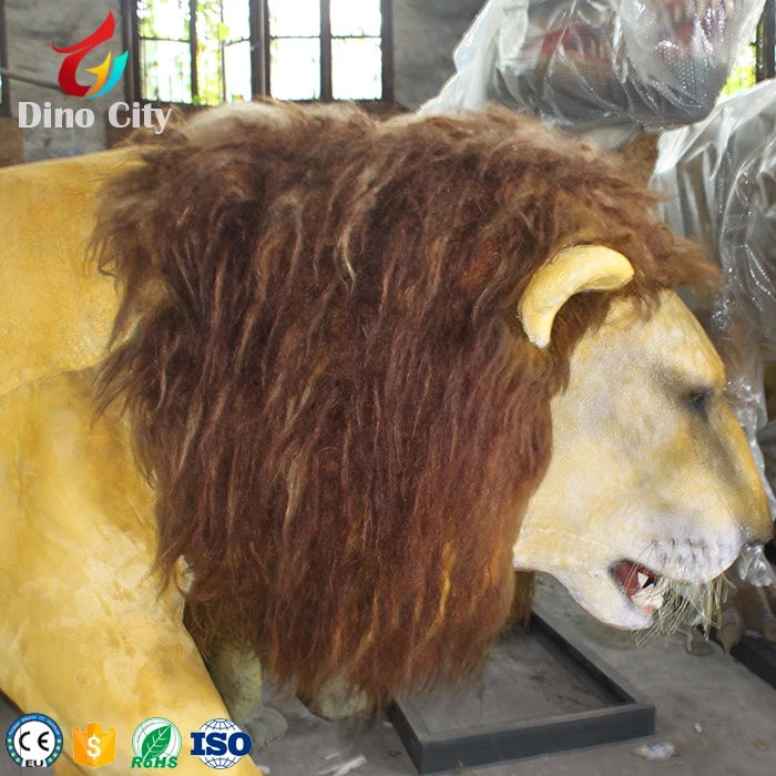Artificial Remote Control Animatronic Lion Animal - Dino City