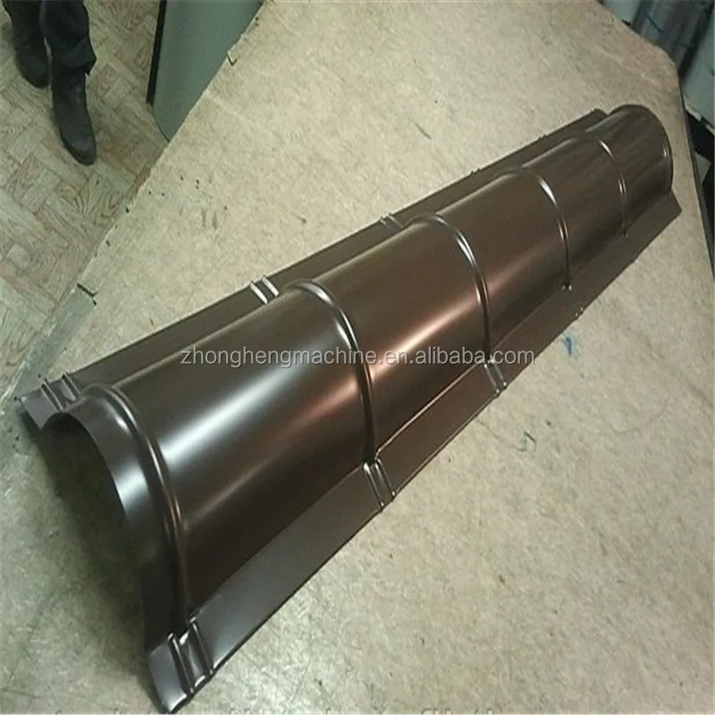 Automatic Tile Cutting Machine Galvanized Ridge Capping Zinc Roofing ...