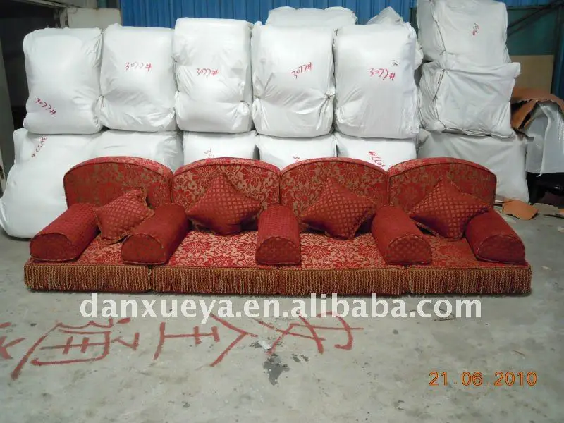 Custom made arabic majlis livingroom fabric sofa, arabic flooring ...